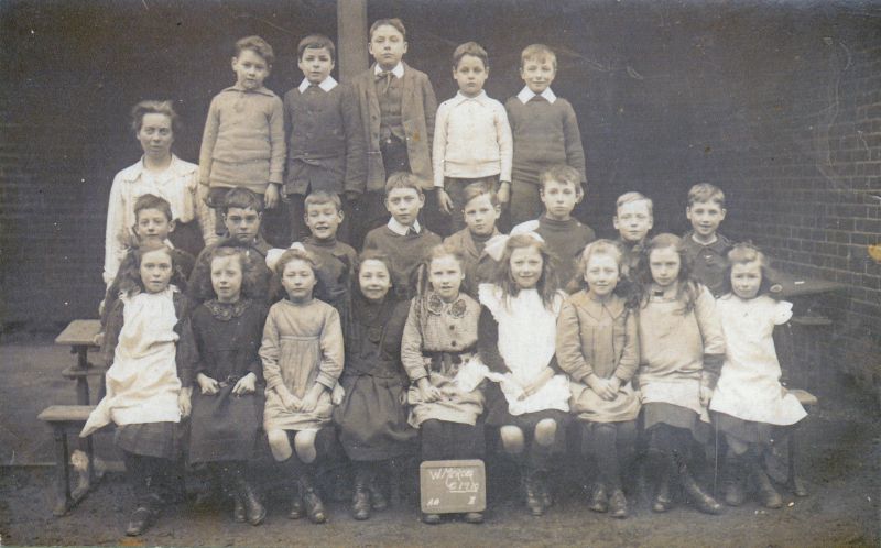 West Mersea School, 1920. Back row L-R 1.
